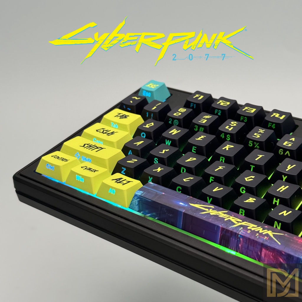 [LOCAL STOCK] Cyberpunk 2077 Keycap Side Print PBT Cherry Dye Sub ...