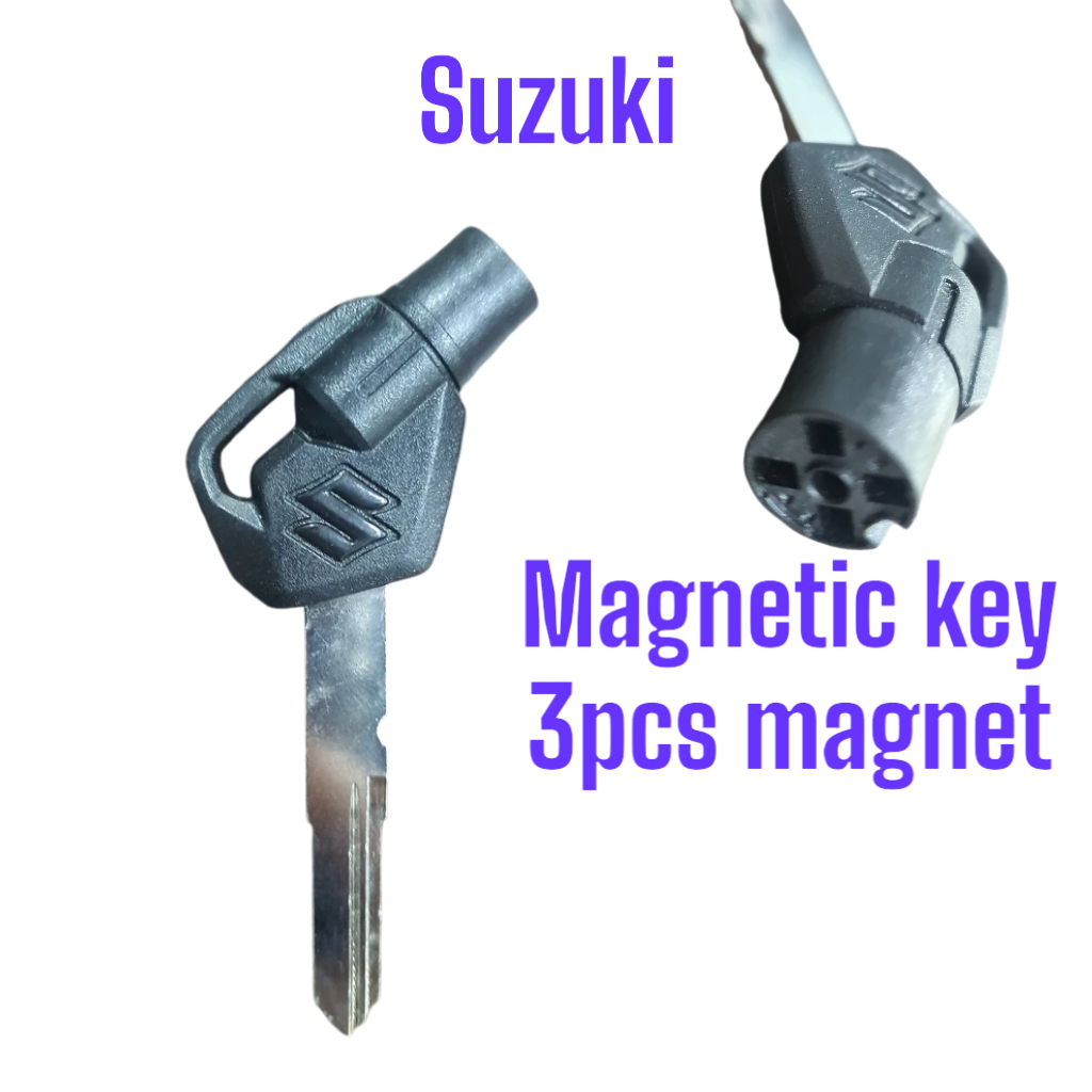 suzuki key blank with 3magnet | Shopee Malaysia