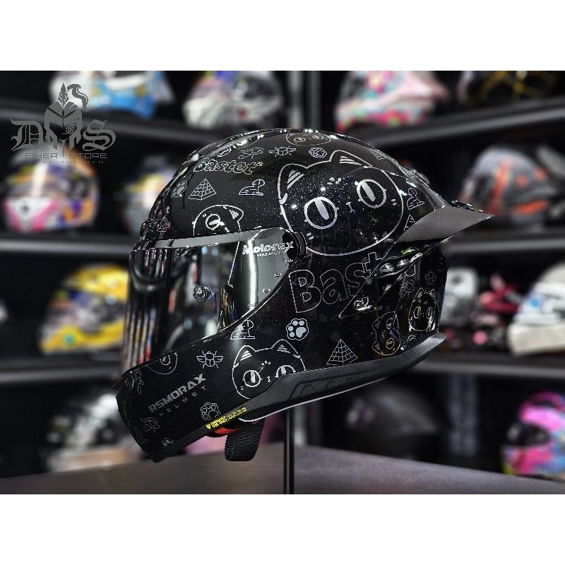 Original Rsmorax R50s Bastet The Gayer-Anderson Cat Full Face Helmet ...