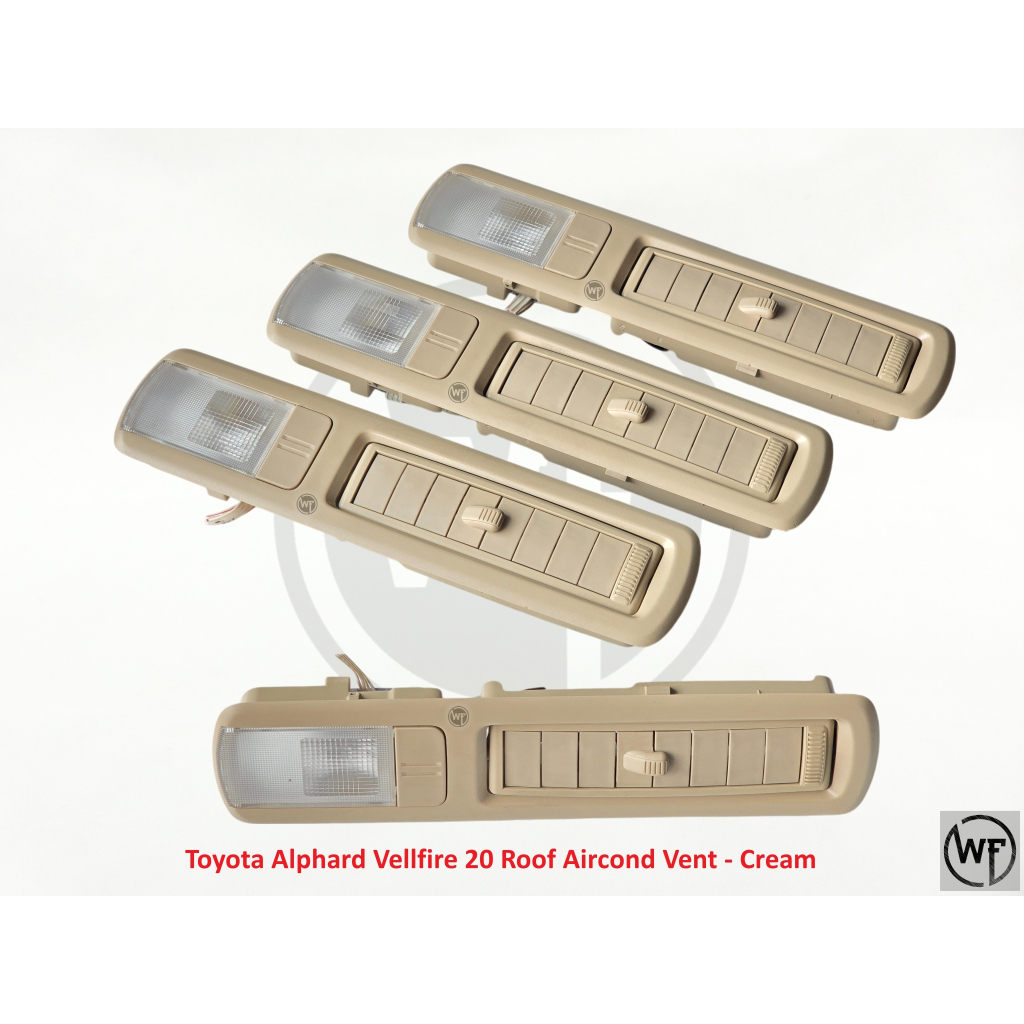 Toyota Alphard Vellfire ANH20 Roof Lamp Aircond Vent - Cream GGH20 ...