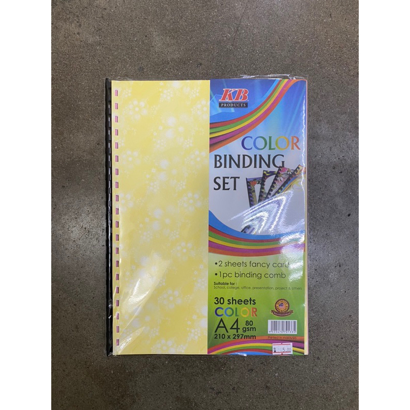 Binding Set / Folio Set / Colour Binding Set Colour Paper / Set Folio ...