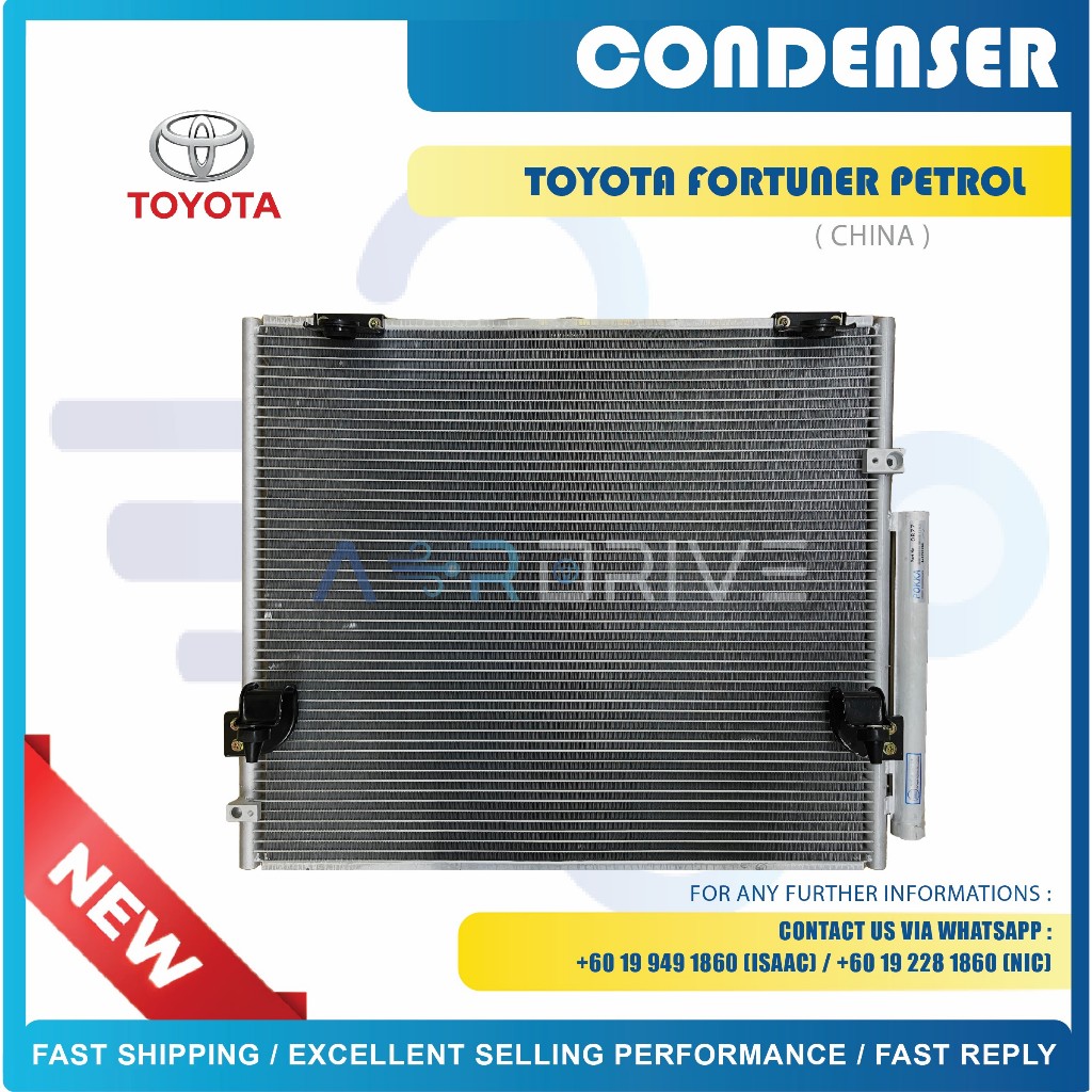 CHINA NEW TOYOTA FORTUNER PETROL CONDENSER | Shopee Malaysia