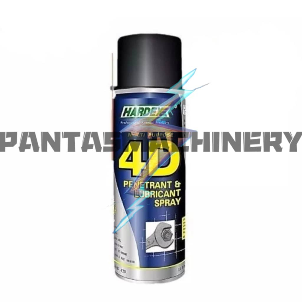HARDEX 4D PENETRANT & LUBRICANT SPRAY ANTI RUST 200ml/400ml | Shopee ...