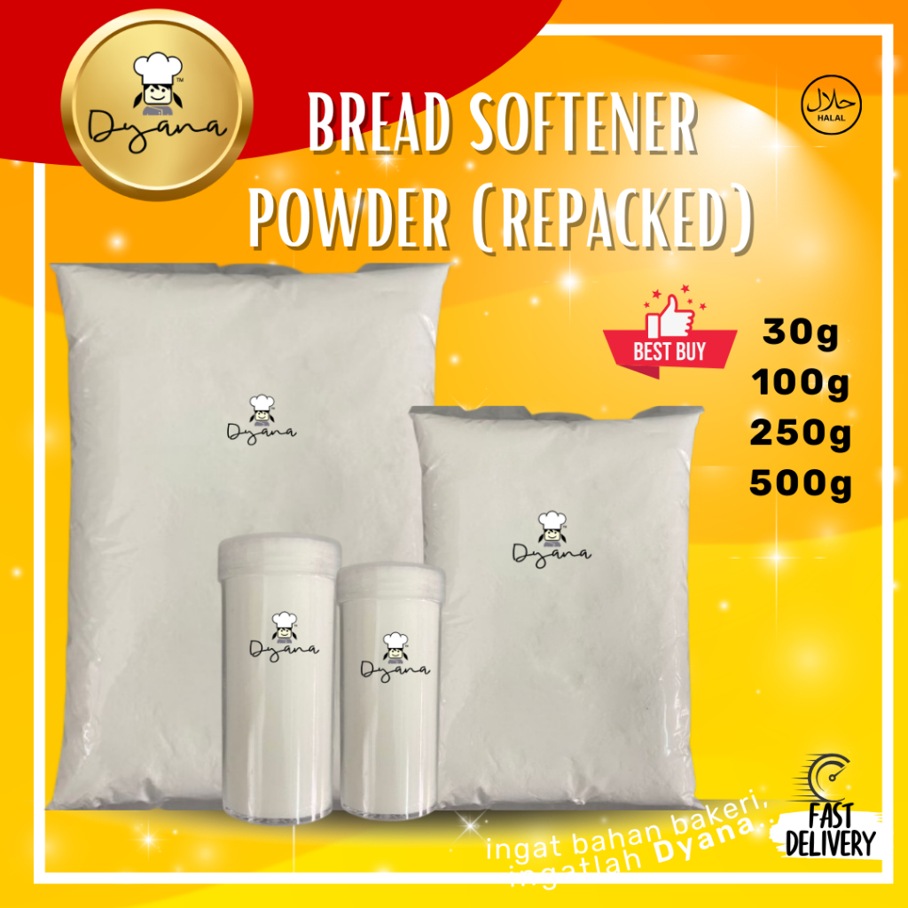Bread Softener Powder 30g | 100g | 250g | 500g | Shopee Malaysia