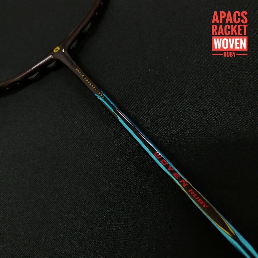 APACS Racket WOVEN Series RUBY ( 35LBS ) 6.6mm SLIM | Shopee Malaysia