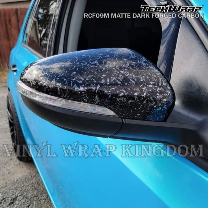 Teckwrap RCF09M Matte Forged Carbon Premium Carbon Fiber Vinyl Car Wrap ...