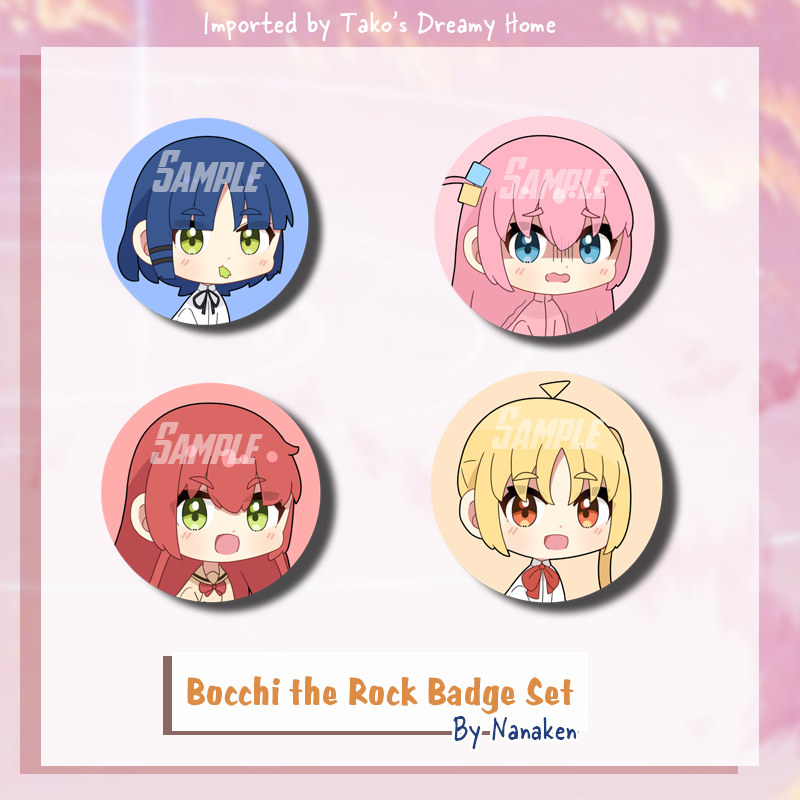 (LOCAL ARTIST) Bocchi the Rock!! Pin Badge by NANAKEN | Shopee Malaysia