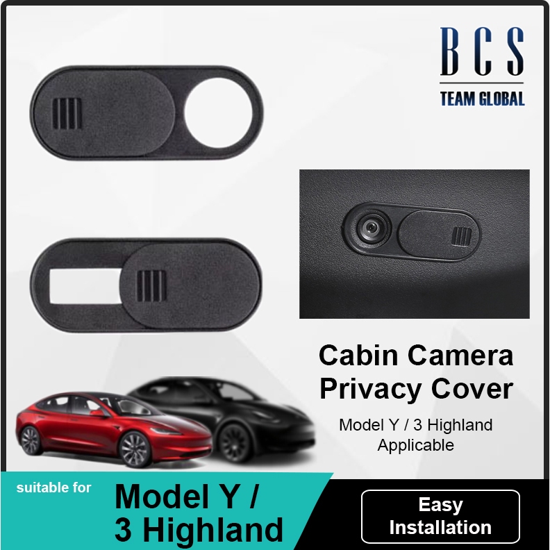BCS Cabin Camera Cover Slide for Tesla Model Y 3 Highland Interior ...