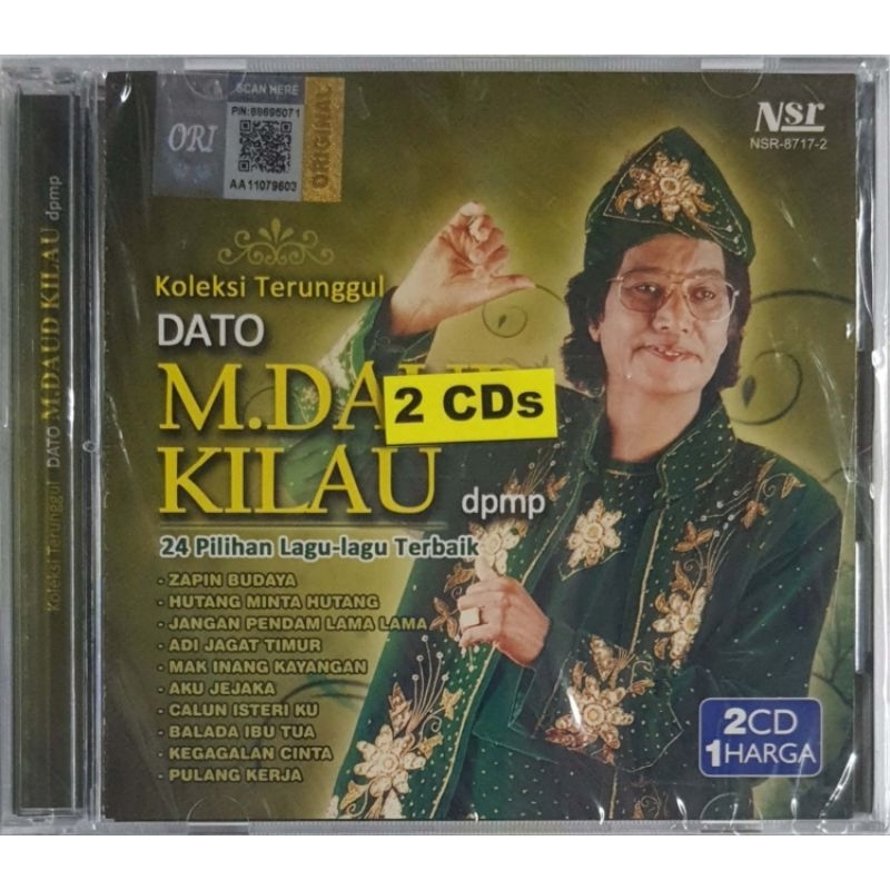 M.Daud Kilau - 24 Pilihan Lagu-Lagu Terbaik (2CDs) | Shopee Malaysia