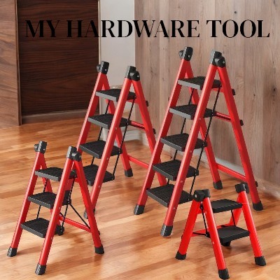 INDOOR FOLDING LADDER 2/3/4/5 STEP LADDER | Shopee Malaysia