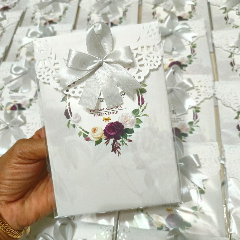 DOORGIFT YASSIN TEMA PUTIH DOORGIFT YASSIN TEMA SILVER ISLAMIC DOORGIFT ...