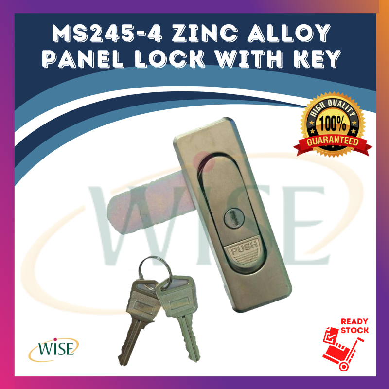 WISE RV245-4 Zinc Alloy Panel Lock with Key Door Lock Enclosure Server ...