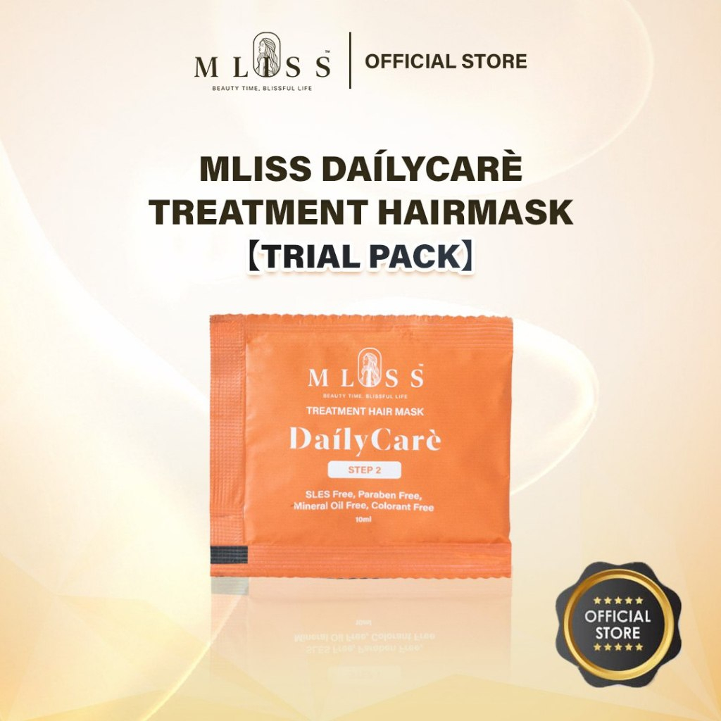 MLISS DaílyCarè Treatment Hair Mask -【 Trial pack 试用装 】/Strong and ...