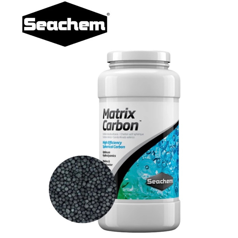 Seachem Matrix Carbon ™ | High efficiency spherical carbon - 250ML ...