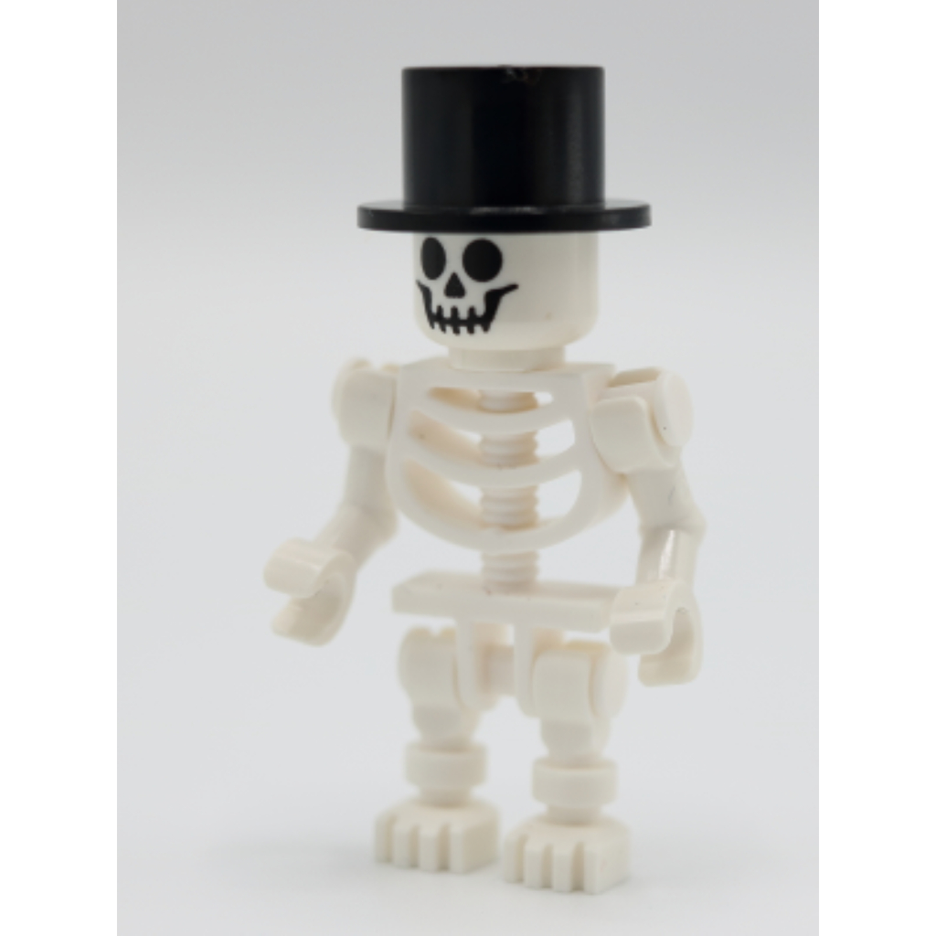 LEGO MINIFIGURE gen147 Skeleton - Standard Skull, Bent Arms Horizontal ...