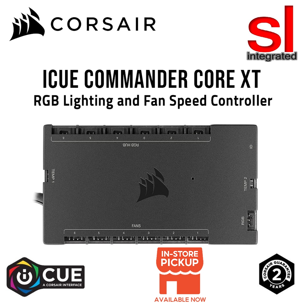 Corsair iCUE COMMANDER CORE XT Smart RGB Lighting and Fan Speed ...
