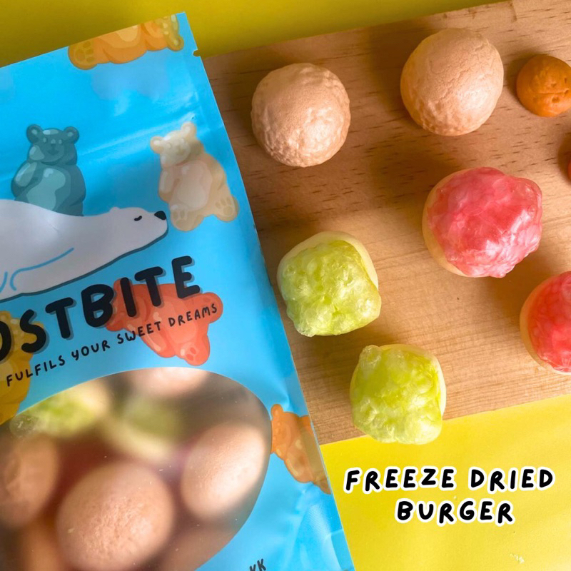 Freeze Dried Standard Yupi Gummy Burger Frostbite Candy | Shopee Malaysia