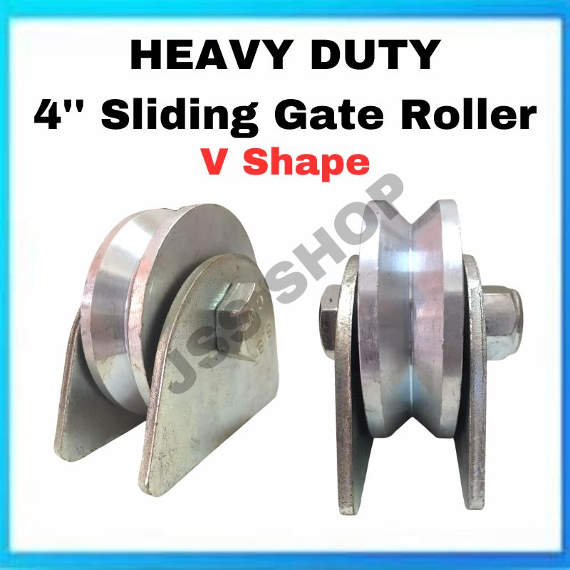 4'' AUTO GATE SLIDING ROLLER/GATE ROLLER/RODA PAGAR Heavy Duty(1PCS ...