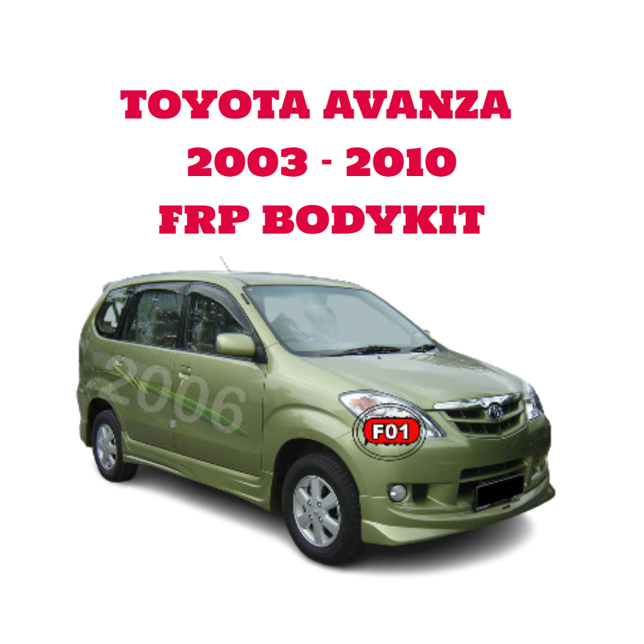 Toyota Avanza 2003-2010 FRP Bodykit No Paint | Shopee Malaysia