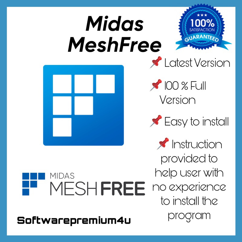 🔥【 Latest 】🔥 midas MeshFree 2023 R1 | 2022 R1 | 2021 R1 | 2020 | Shopee ...