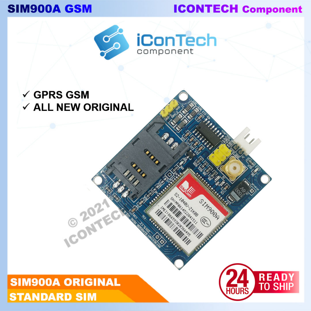 SIM900A SIM900 GSM GPRS Module SIM900-A IoT Embedded Tracking | Shopee Malaysia