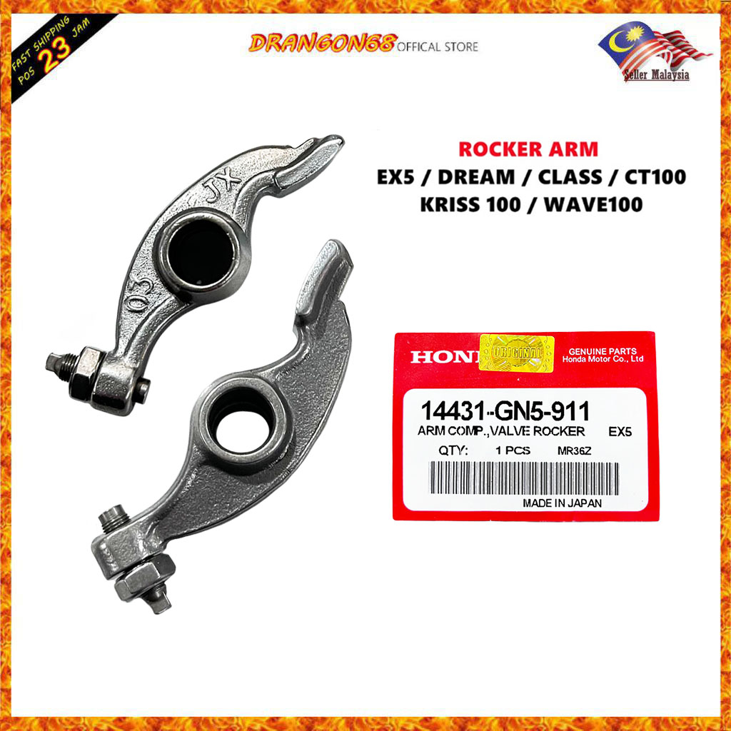 HONDA Rocker Arm EX5/EX5 CLASS/EX5 HIGH POWER/KRISS100/WAVE100 🔥HONDA ...