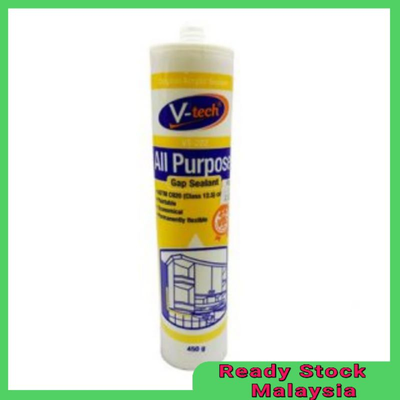 V-Tech VT222 Acrylic Sealant All Purpose Gap Sealant General Purpose ...