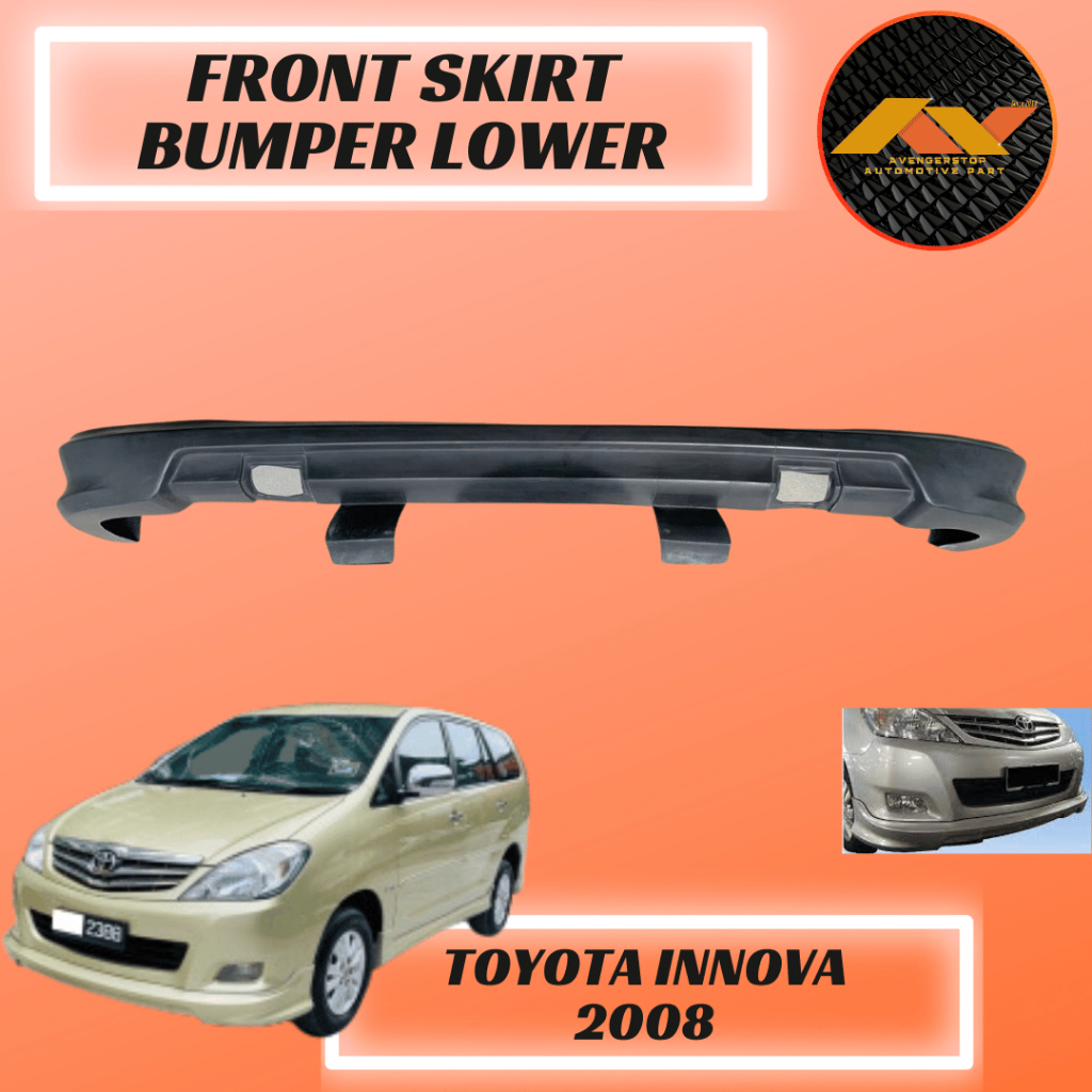 Toyota Innova (2008 Model ONLY) OEM Front Skirt Skirting Bumper Lower ...