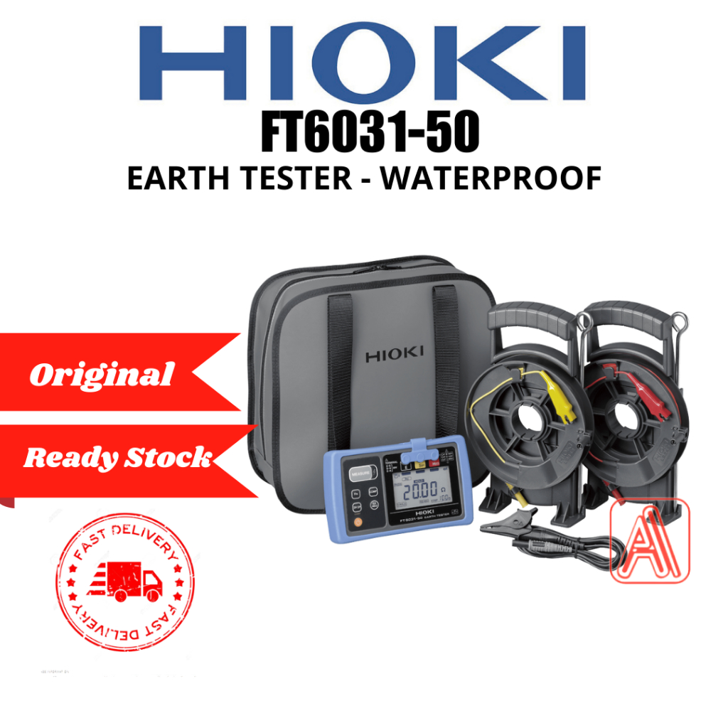HIOKI FT6031-50 Earth Tester - Waterproof -1 Year Warranty - Original ...