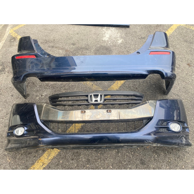 Honda Odyssey Absolute Front With Rear Bumper Side Skirt Set For RB3 ...