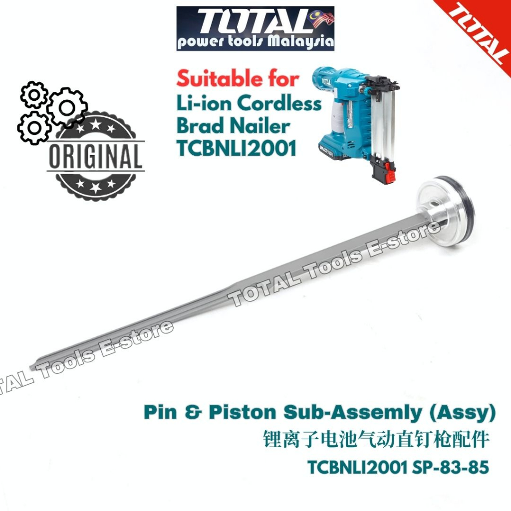 TOTAL (Replacement Parts) Pin & Piston Sub-Assy for TCBNLI2001 Cordless ...