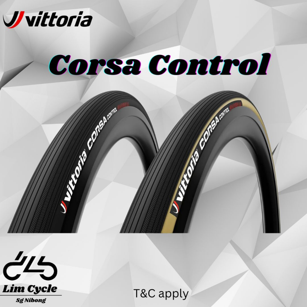 Vittoria Corsa Control Tube / tubeless /Road tire | Tyre | | Shopee ...