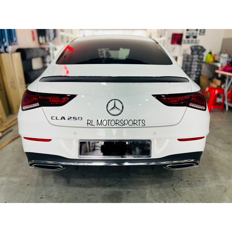 Mercedes Benz w118 cla cla45 Amg rear boot trunk spoiler lip ducktail ...