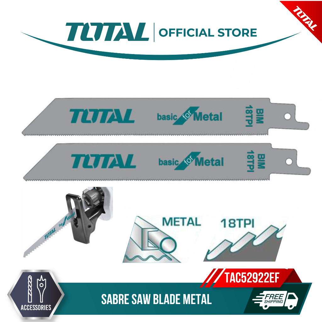 Total Reciprocating Sabre Saw Blade For Wood TAC52644D | Shopee Malaysia