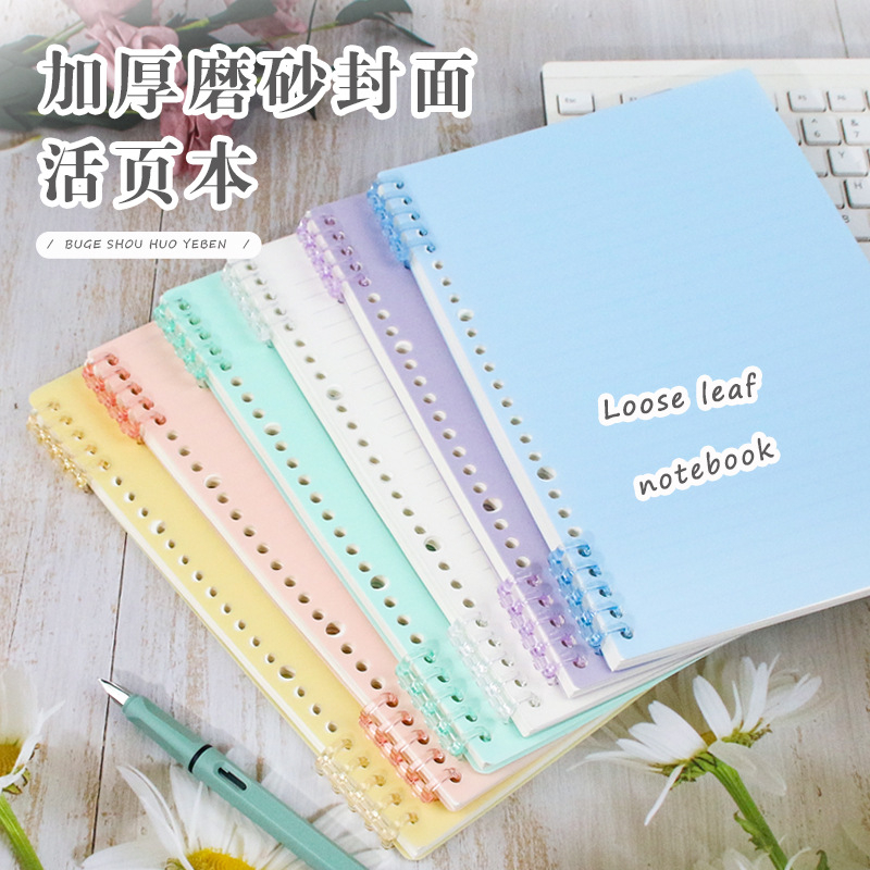 DIY Morandi Matt Color Notebook Customised Accessory Creative Binder ...