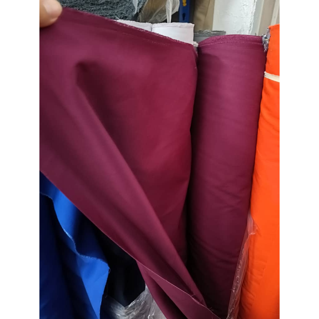 kain tc drill ,cotton tebal, sesuai menbuat worker jacket,baju chef ...