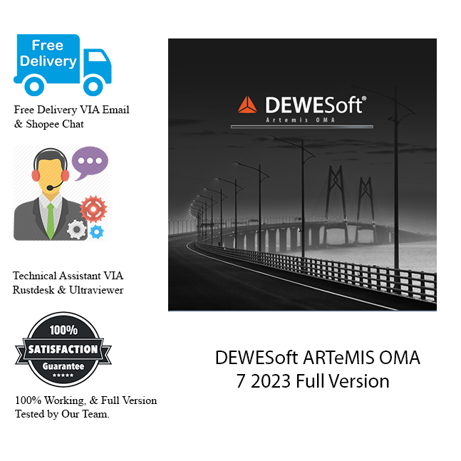 DEWESoft ARTeMIS OMA 7 2023 Full Version | Shopee Malaysia