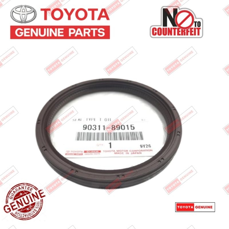 Toyota Original Flywheel Oil Seal For 1AZFE 2.0cc 2AZFE 2.4cc 90311 ...