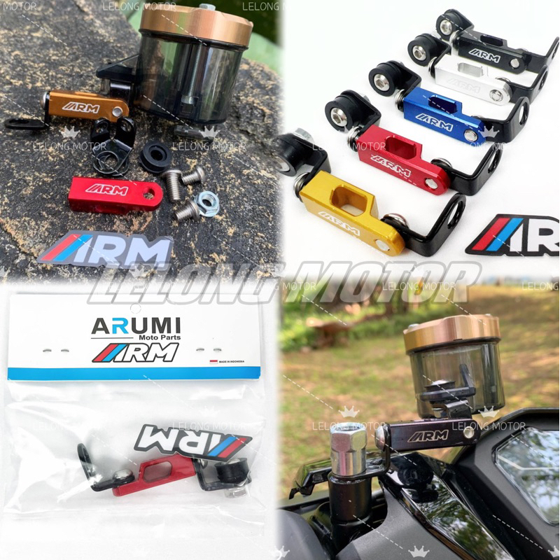 Universal MASTER PUMP BRACKET Full CNC ARM ARUMI Brake Oil Tube Bracket ...