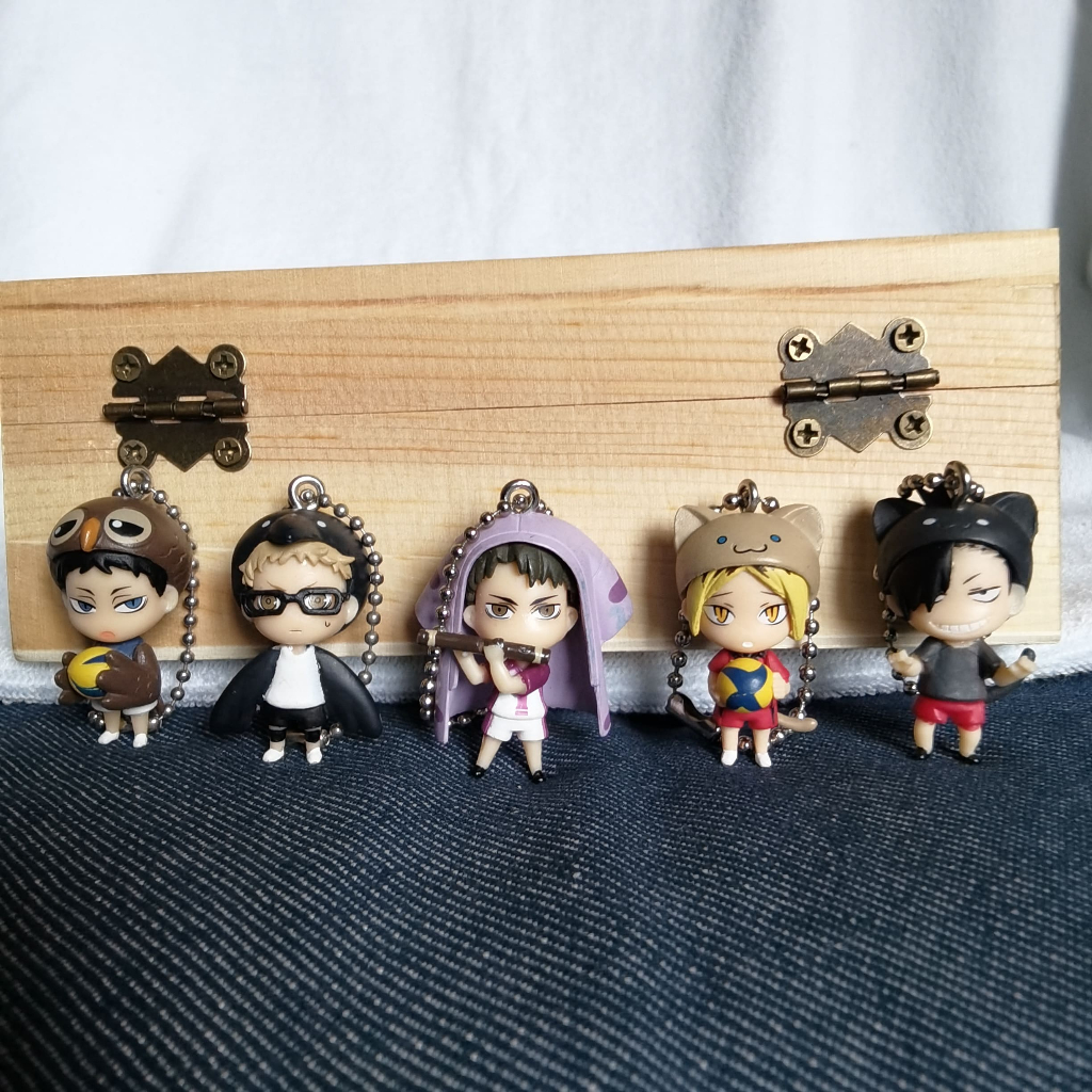 Genuine OFFICIAL Haikyuu!! Cute mini figure Keychain Collection ...