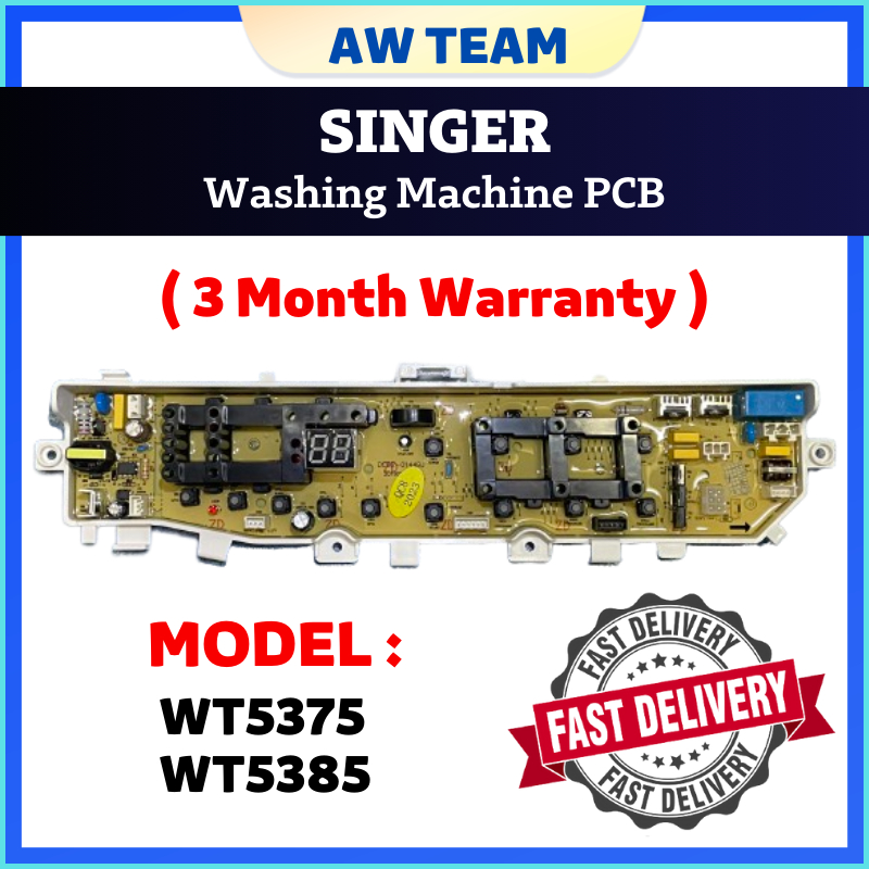 SINGER WT5375 / WT5385 Washing Machine PCB Board Control Panel | Shopee ...