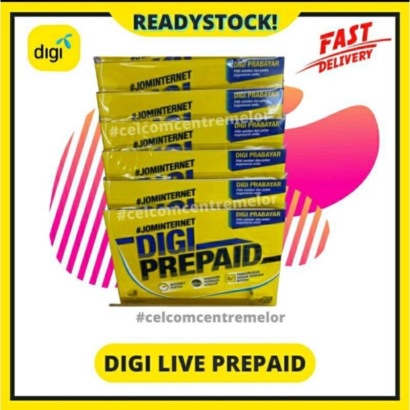 Digi Prepaid LIVE Plan (fast shipping) | Shopee Malaysia