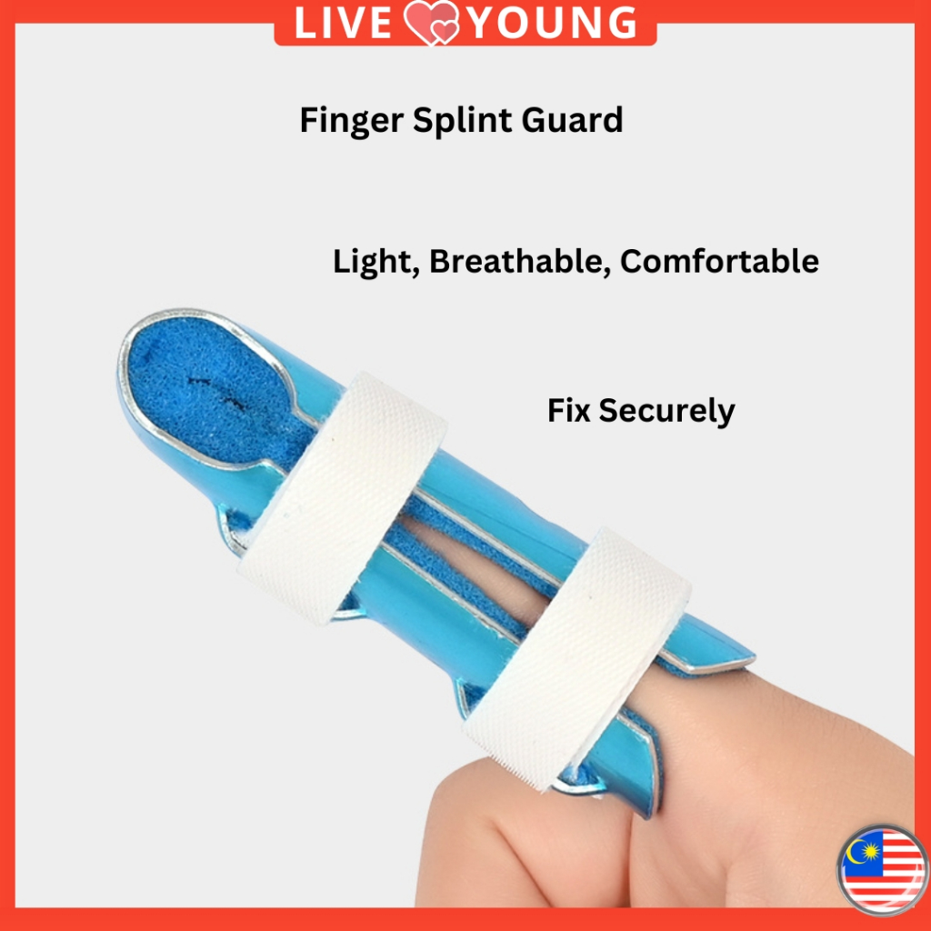 Finger Splint Guard Fixing Brace Fracture Injury Support Hand Rehab ...