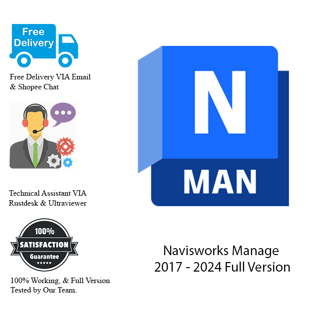 Navisworks Manage 2017 - 2027 Full Version | Shopee Malaysia