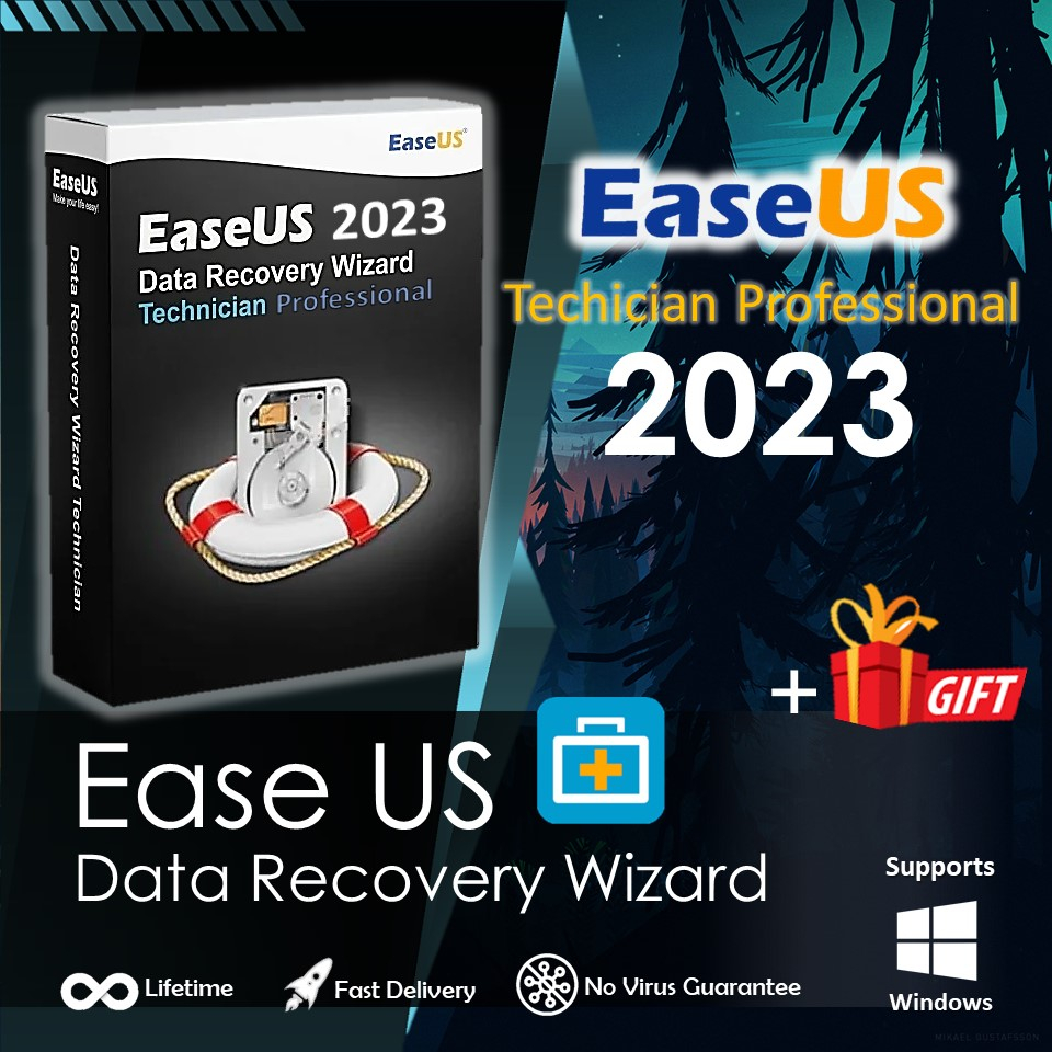 🔥EaseUS Data Recovery Wizard Technician 2023 Ease Us for Windows + FREE ...