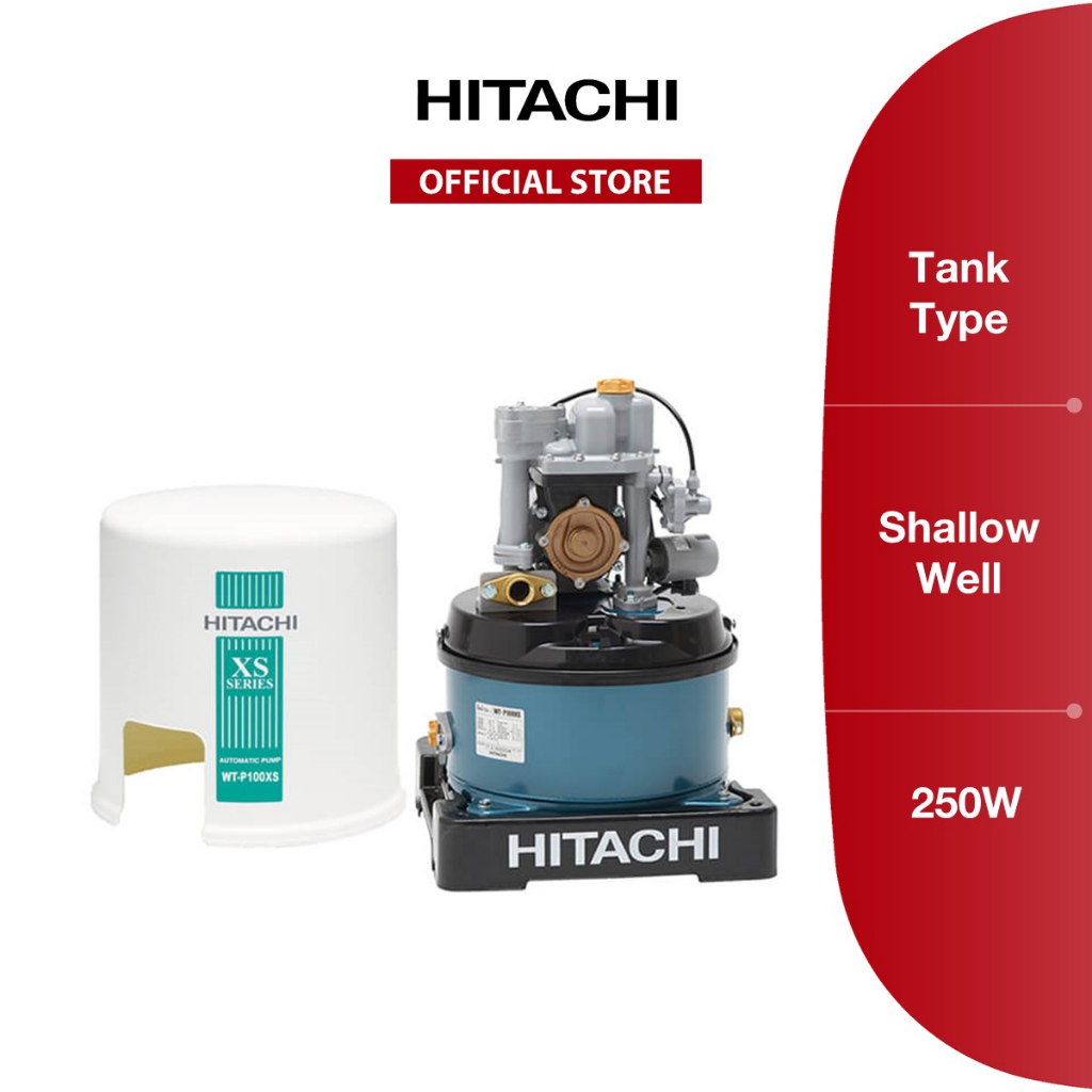 Hitachi Tank Type Shallow Well Water Pump 250W (WT-P250XS) | Shopee Malaysia