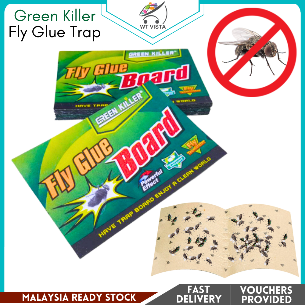 Fly Glue Trap Strong Adhesive Pest Control Gam Pelekat Perangkap Bye ...