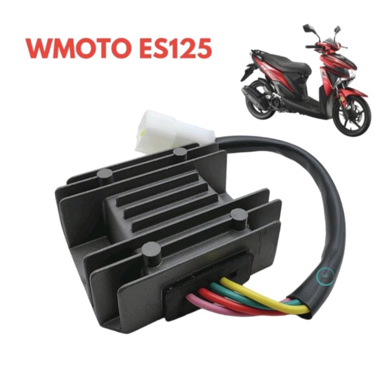 RECTIFIER REGULATOR RECTIFIRE REGULATOR WMOTO ES125 W MOTO ES 125 CUT ...