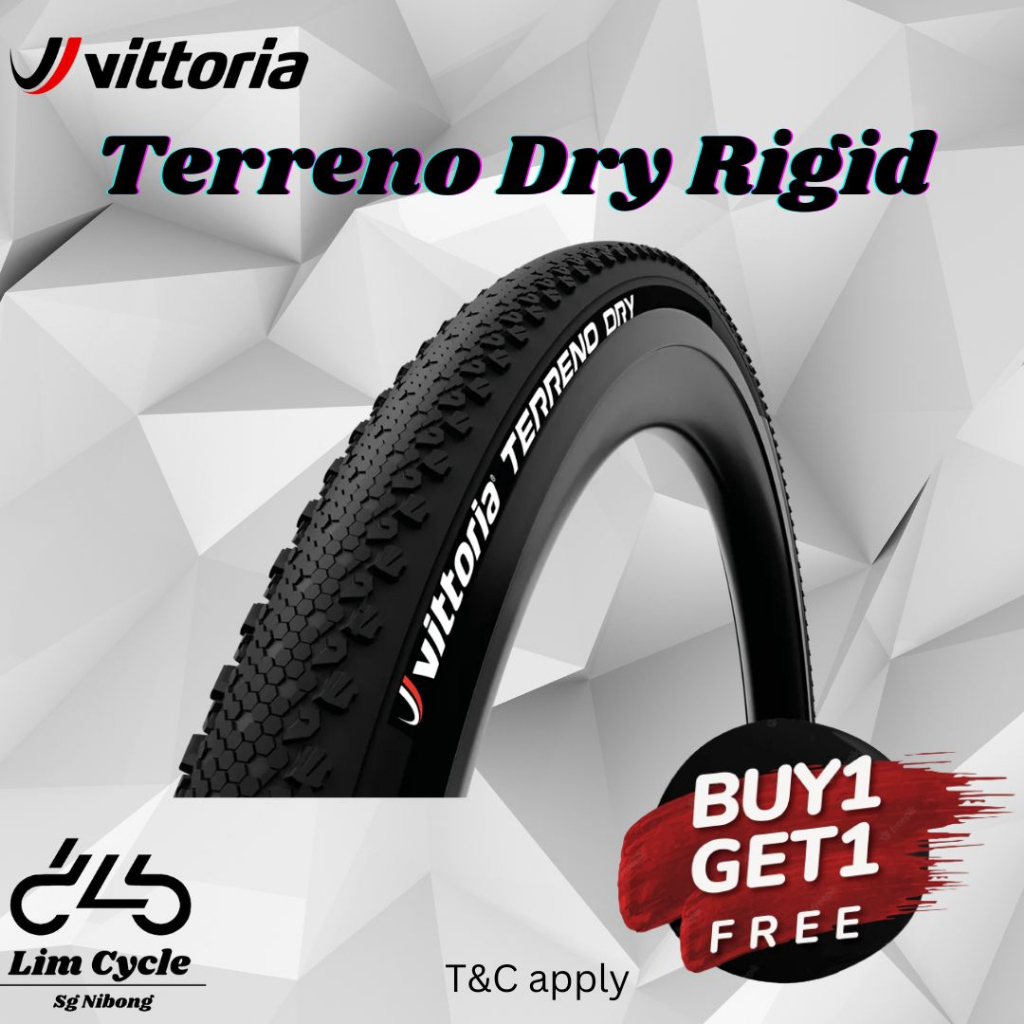 Vittoria Terreno Dry gravel/hybric rigid tire | | Shopee Malaysia