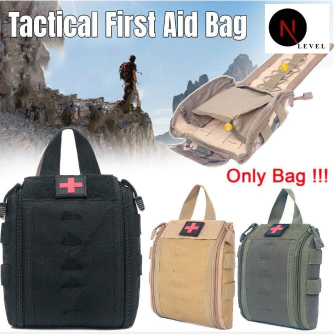 First Aid Medical EMT Emergency Rescue EDC Survival Multi Functional Organizer Waist Pouch Kits ...